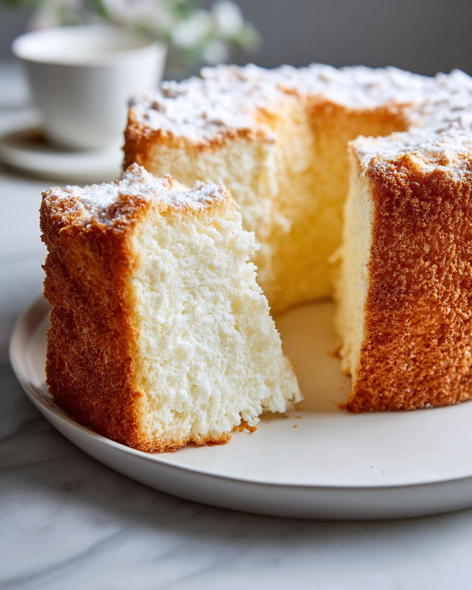 Fluffy Angel Food Cake in 35 Minutes