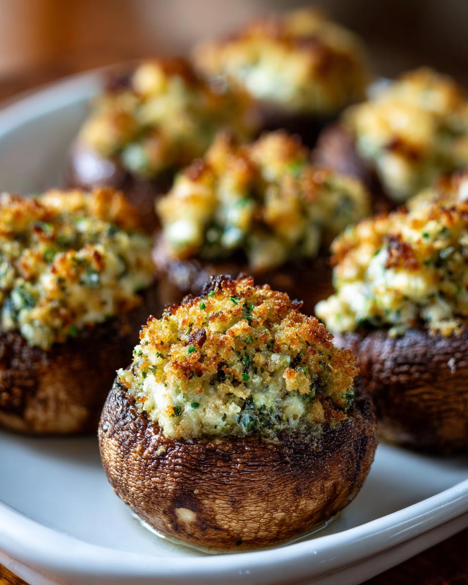 Amazing Stuffed Mushrooms: 20 Minute Delight